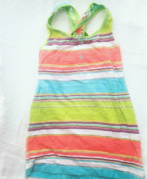 Shirts & Tops | Bright Striped Colorful Tank Top Youth | Poshmark